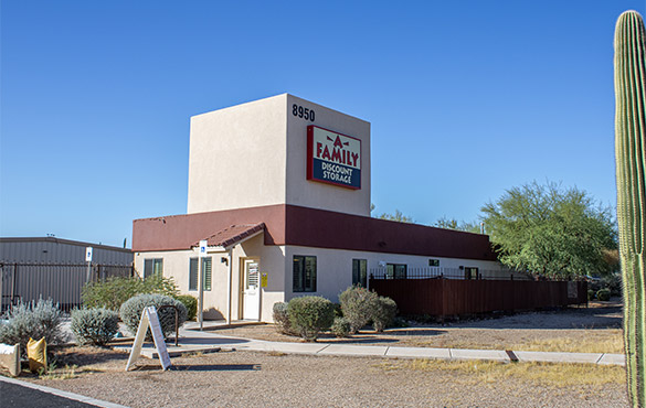Storage Units in Tucson, AZ | 8950 E. Speedway Blvd. | A Family Storage