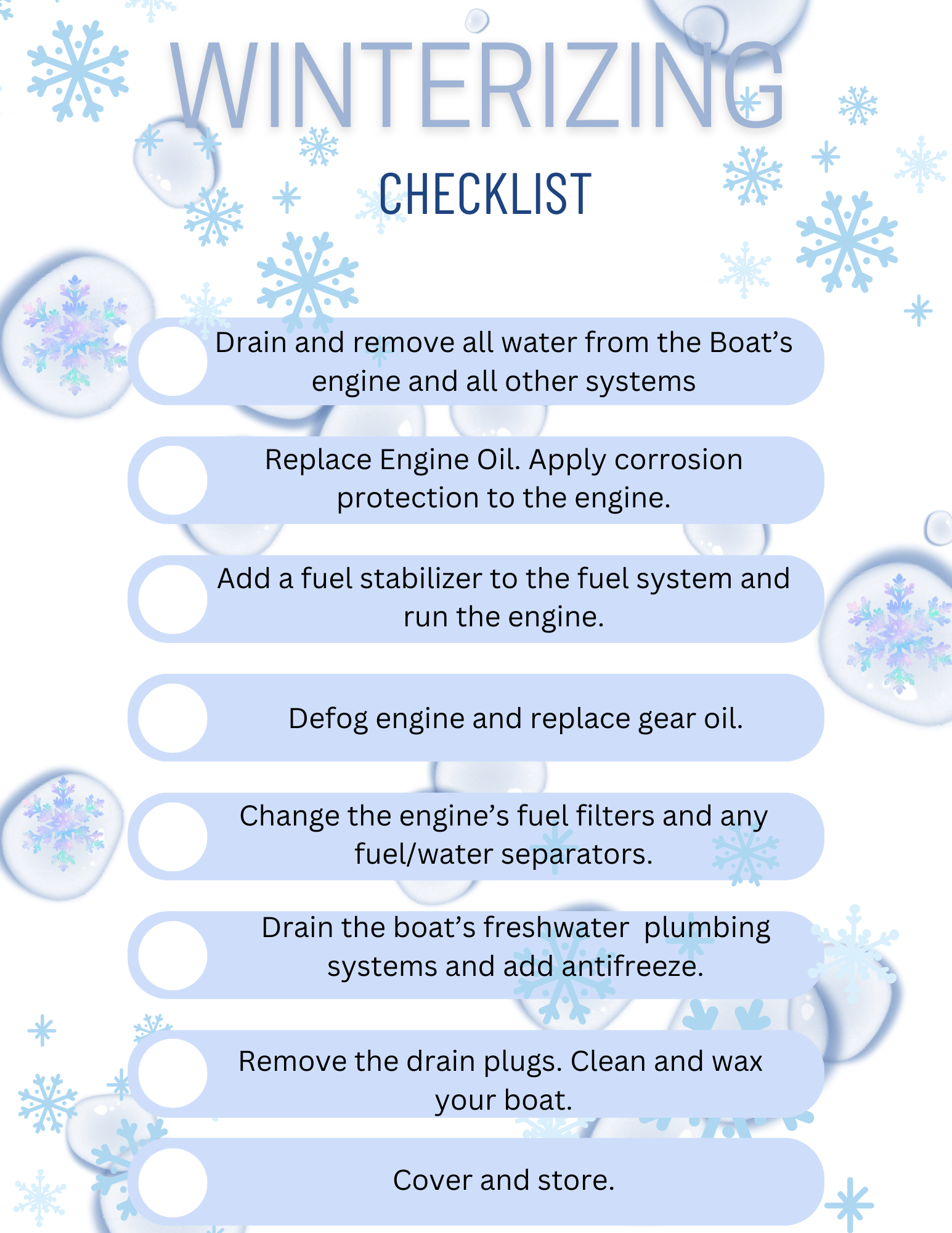 A Friendly And Complete Guide To Winterize Your Boat: Protect Your ...