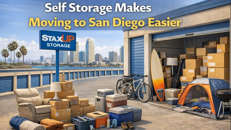 Why Self Storage Helps Make Moving to San Diego Easier?