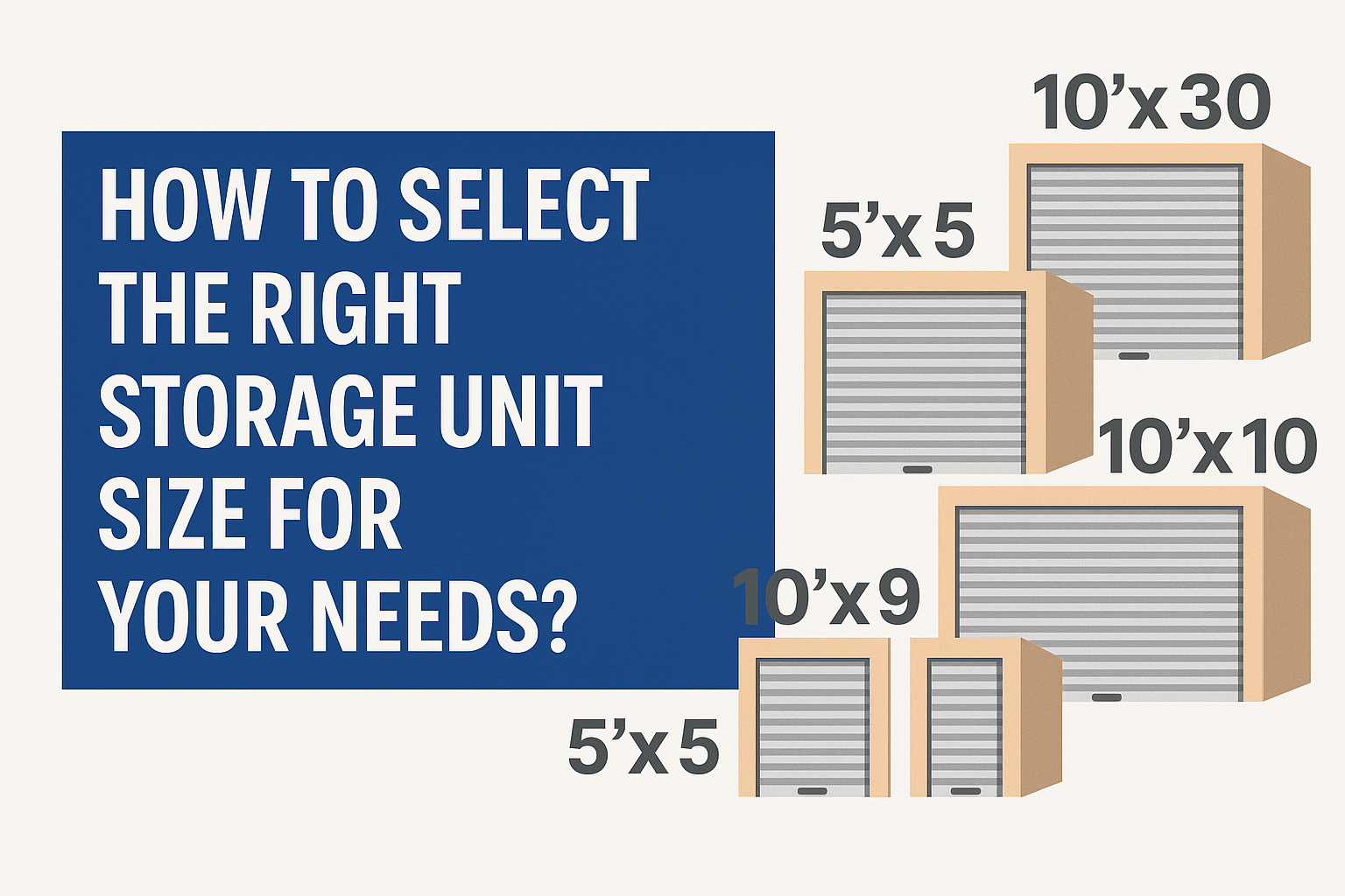 How to Select the Perfect Storage Unit Size in Highland