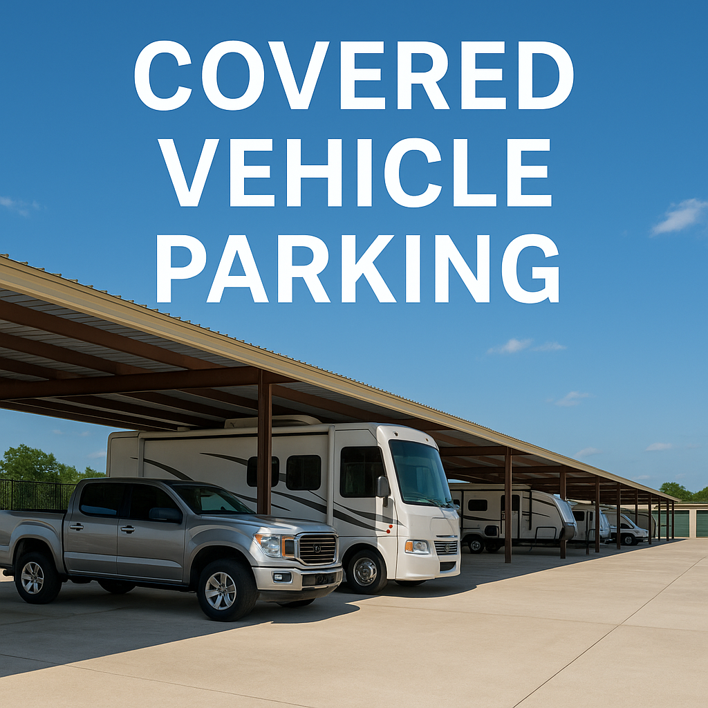 Covered Vehicle Parking at Storelocal Storage