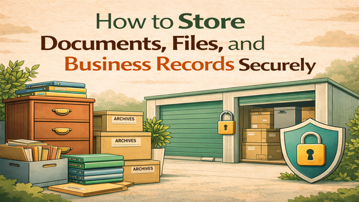 How to Store Documents, Files, and Business Records Securely