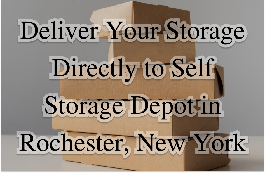 Deliver Your Storage Directly to Self Storage Depot