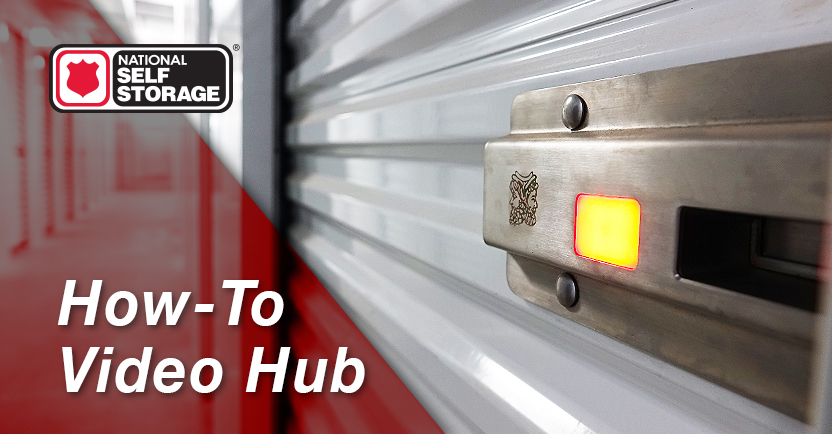 How-To Video Hub | National Self Storage