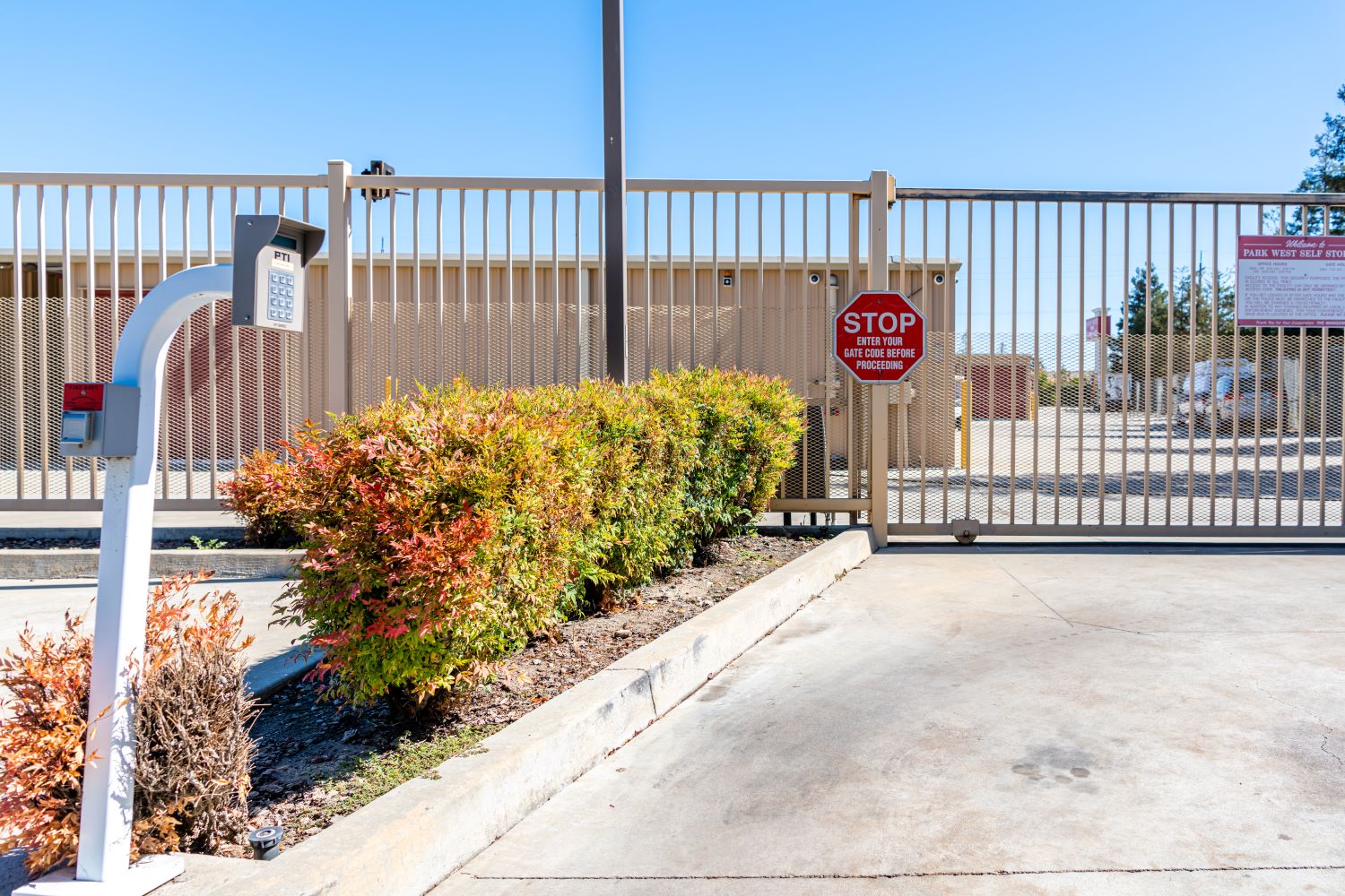 Park West Self Storage Stockton CA