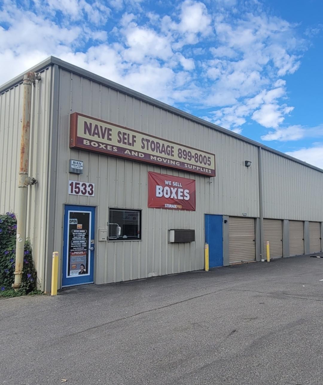 Alarmed Storage Units in Novato, CA | Nave Self Storage