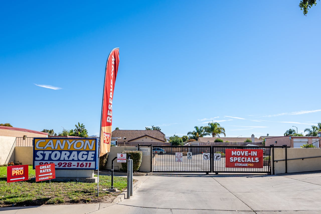 Cheap Santa Maria Storage Units from $34 | Canyon Self Storage